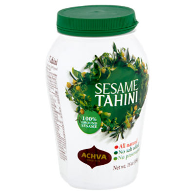Achva Sesame Tahini, 16 oz