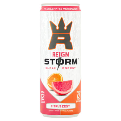 Reign Storm Clean Energy Citrus Zest Energy Drink, 12 fl oz - The Fresh ...