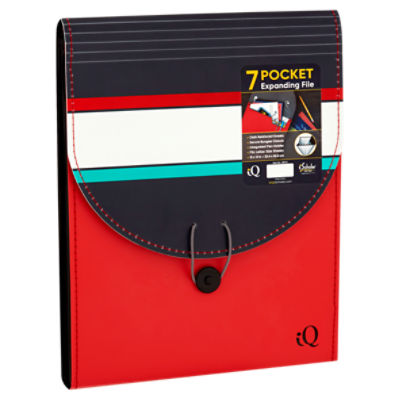 IQ Vertical 7 Pocket Expanding File