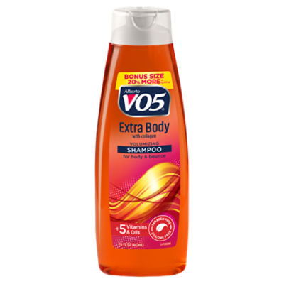 Alberto VO5 Extra Body with Collagen Volumizing Shampoo Bonus Size, 15 ...
