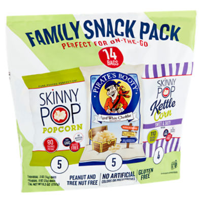 Skinny Pop Family Variety Snack Pack, 14 ct, 8.2 oz