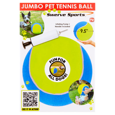 Swerve Sports Jumbo Pet Tennis Ball - The Fresh Grocer