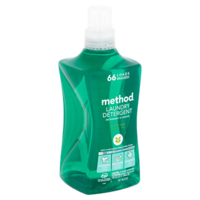 Method Beach Sage Laundry Detergent, 66 loads, 53.5 fl oz
