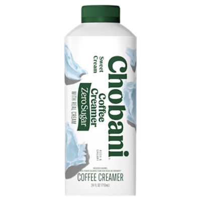 Chobani Zero Sugar Sweet Cream Coffee Creamer, 24 fl oz - Fairway