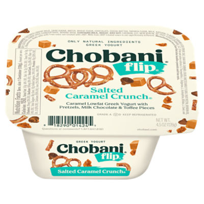 Chobani Flip Salted Caramel Crunch, Greek Yogurt