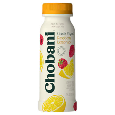 Chobani Raspberry Lemonade Lowfat Greek Yogurt Drink, 7 fl oz - Gourmet