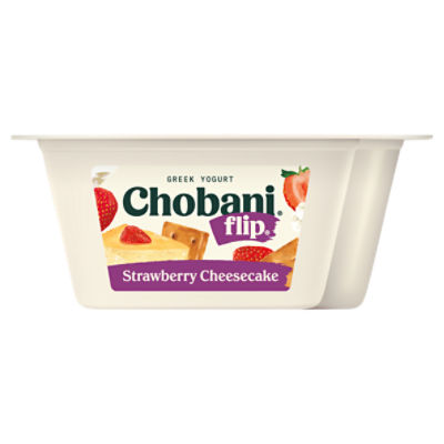 Chobani Flip Strawberry Cheesecake Greek Yogurt, 4.5 oz - ShopRite