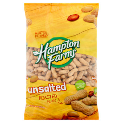 Hampton Farms Unsalted Roasted Peanuts, 5 lb - ShopRite
