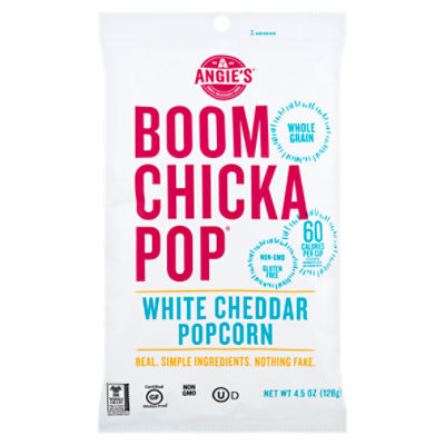 Angie's Boom Chicka Pop White Cheddar Popcorn, 4.5 oz - Gourmet