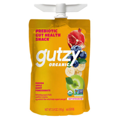 Gutzy Organic Banana Berry Pomegranate - Gourmet
