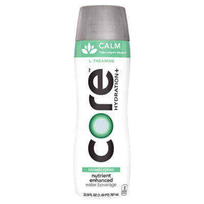 CORE Hydration+ Calm, Cucumber Essence Nutrient Enhanced Water with L ...