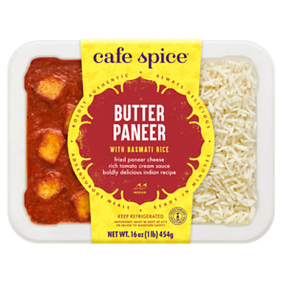 Cafe Spice Butter Paneer with Basmati Rice, 16 oz - Fairway