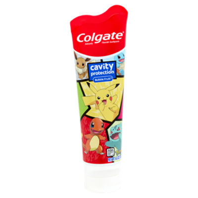 Colgate Cavity Protection Bubble Fruit Pokémon Anticavity Fluoride ...