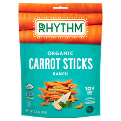 Rhythm Superfoods Carrot Sticks Rnch Og 1.4oz
