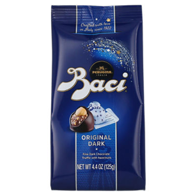 Perugina Baci Original Dark Fine Dark Chocolate Truffle with Hazelnuts ...