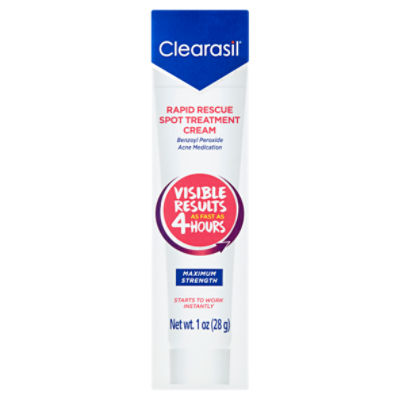 Clearasil Maximum Strength Rapid Rescue Spot Treatment Cream, 1 oz