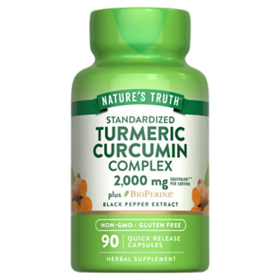 Nature's Truth Standardized Turmeric Curcumin Complex 2,000 mg** - ShopRite
