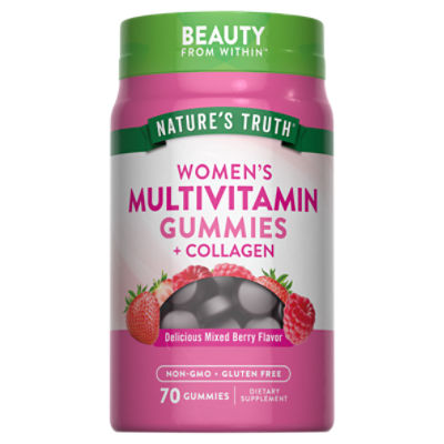 Nature's Truth Natural Mixed Berry Flavor Gummies Dietary Supplement ...