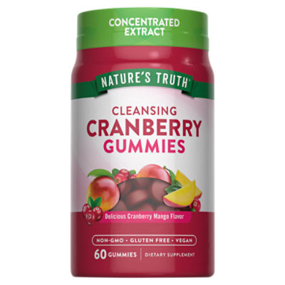 Nature's Truth Cleansing Cranberry Gummies - ShopRite