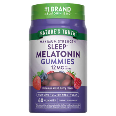 Nature's Truth Melatonin 12 mg Gummies - ShopRite