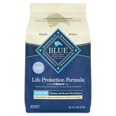 Blue Buffalo Life Protection Formula Natural Senior Dry Dog Food ...
