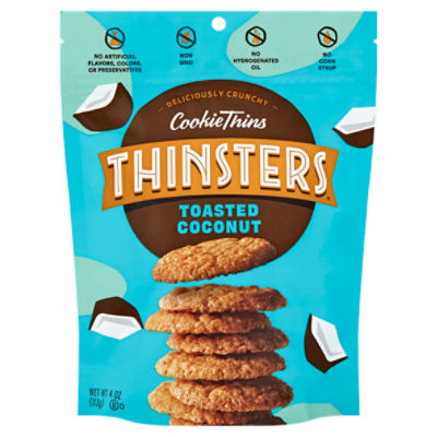 Thinsters Toasted Coconut Cookie Thins, 4 oz - ShopRite