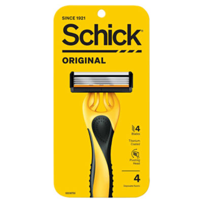 Schick Original Disposable Razors, 4 count