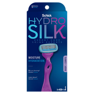 Schick Hydro Silk Razor for Women with 2 Moisturizing Razor Blade ...