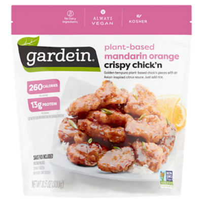 Gardein Plant-Based Mandarin Orange Crispy Chick'n, 10.5 oz - Gourmet