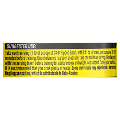 C4 Pre Workout Warning Label | EOUA Blog
