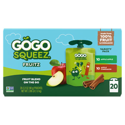 Materne GoGo Squeez AppleApple and AppleCinnamon Fruit on the Go ...