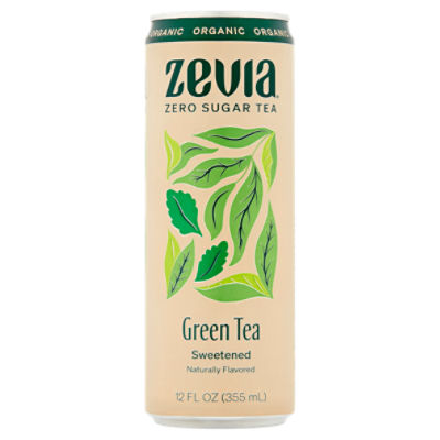 Zevia Organic Sweetened Green Tea, 12 fl oz - ShopRite