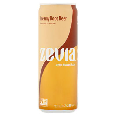 Zevia Zero Calorie Creamy Root Beer Soda, 355 ml - Fairway