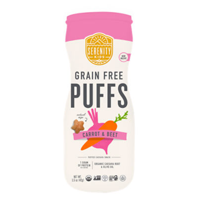 Serenity Kids Puffs, Veggie Carrot Beet Grain Free, 1.5 oz