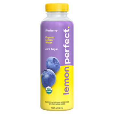Lemon Perfect Blueberry Hydrating Lemon Water, 15.2 fl oz Bottle