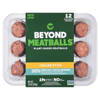 Beyond Meat Beyond Meatballs Italian Style Plant-Based Meatballs, 12 ...