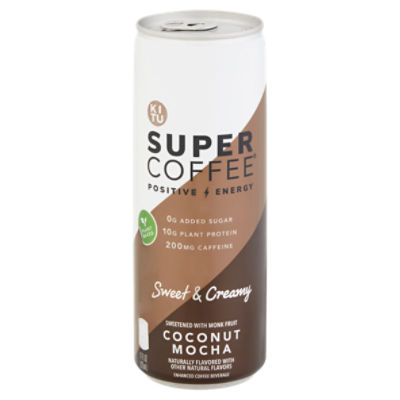 Super Coffee Coconut Mocha, Enhanced Coffee Beverage