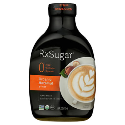 RxSugar Organic Hazelnut Syrup, 16 fl oz - Fairway