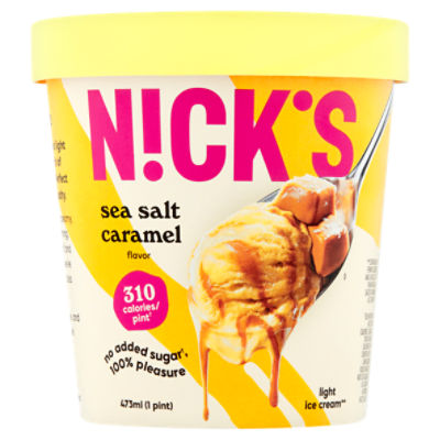 Nick's Sälta Karamell Ice Cream, 1 pint - ShopRite