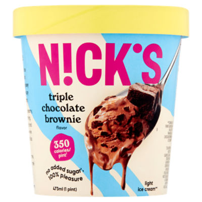 Nick's Triple Choklad Flavor Ice Cream, 1 pint - ShopRite
