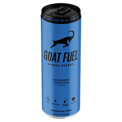 G.O.A.T. Fuel Blueberry Lemonade Flavored Sports Energy Drink, 12 fl oz ...
