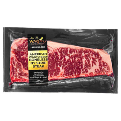 Snake River Farms American Wagyu Gold Grade Boneless NY Strip Steak, 12 oz