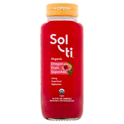 Sol-ti Organic Dragon Fruit SuperAde, 14.9 fl oz
