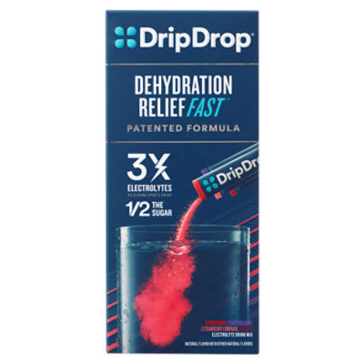 Drip Drop Dehydration Relief Fast Juicy Variety Electrolyte Powder, .35 ...