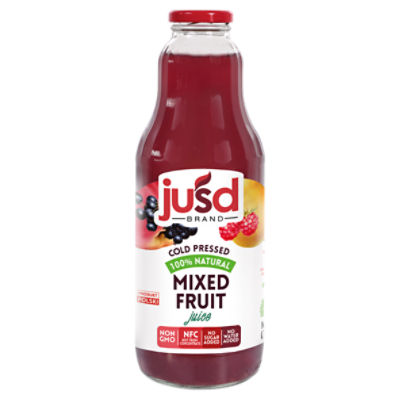 Ju'sd 100% Natural Mixed Fruit Juice, 33.8 fl oz - The Fresh Grocer