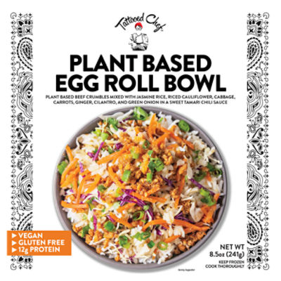 Tattooed Chef Plant Based Egg Roll Bowl, 8.5 oz - ShopRite
