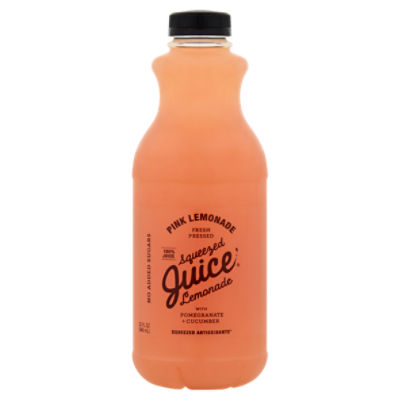 Squeezed Juice 100% Juice Pink Lemonade, 32 fl oz - ShopRite