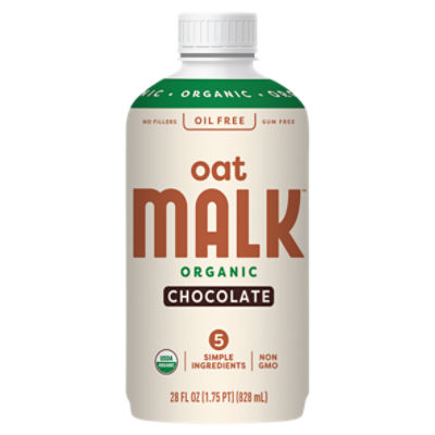 Malk Organic Chocolate Oat Milk, 28 fl oz - ShopRite
