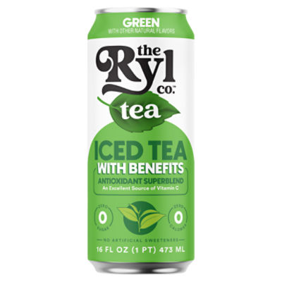 The Ryl Co. Zero Sugar Green Tea, 16.0 fl oz - ShopRite