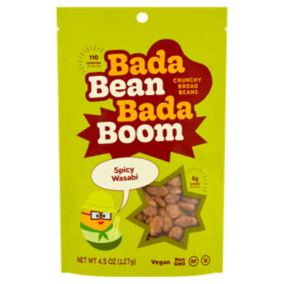 Bada Bean Bada Boom Spicy Wasabi, Crunchy Broad Beans